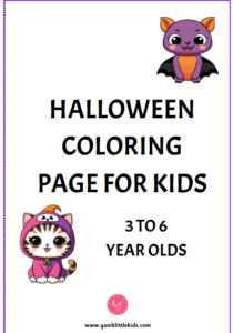 Free Halloween Coloring Pages for Kids - 3 to 6 year olds | Yunik ...