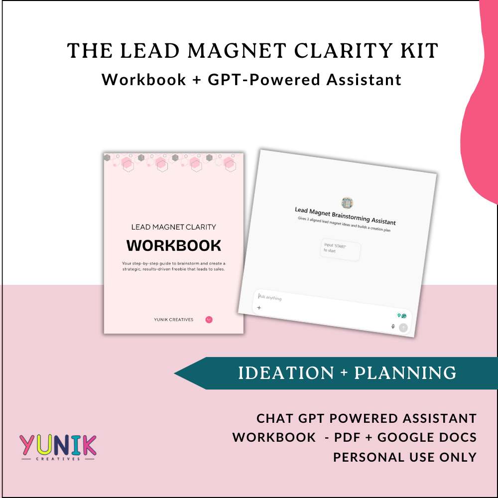 The Lead Magnet Clarity Kit | Yunik Little Kids